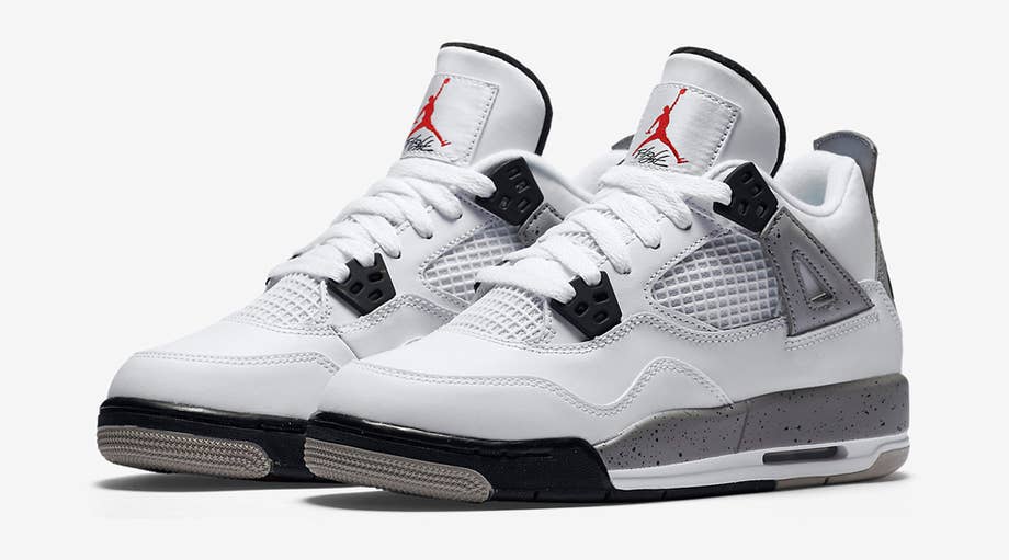 Here Are All the Kids 'White Cement' Air Jordan 4s Releasing | Complex