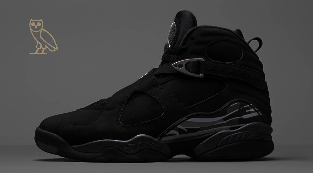 A Rare Look at Drake's White OVO x Air Jordan 8s | Complex