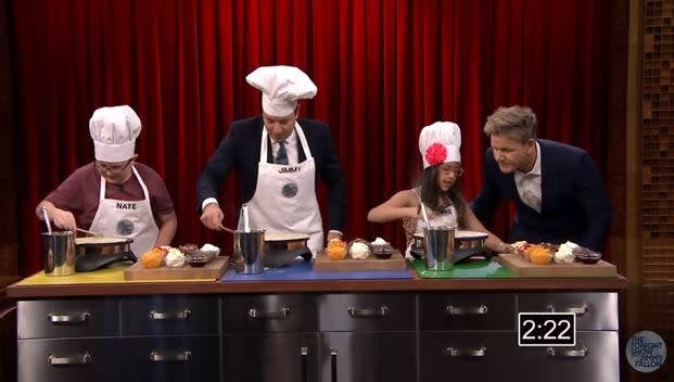 Gordon Ramsey Judges Jimmy Fallon in 'MasterChef Junior' Cook-Off | Complex