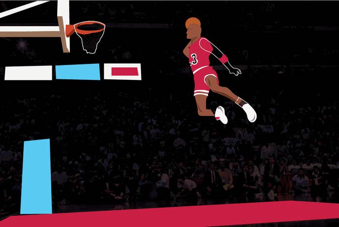 An Illustrated Look at Some of Michael Jordan's Most Iconic Moments ...