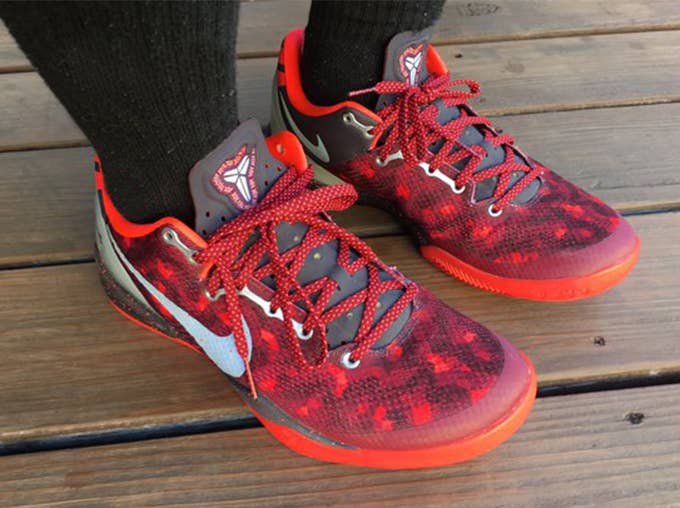 Kobe 8 System Red Camo