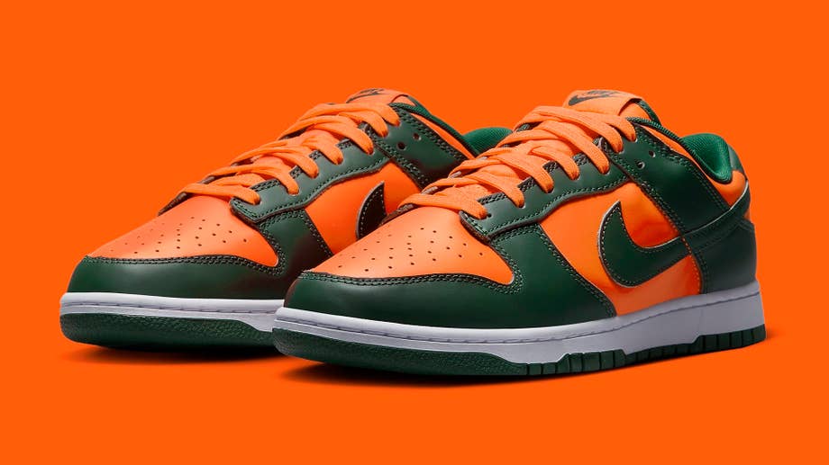 Miami Hurricanes Colors Come to the Nike Dunk | Complex