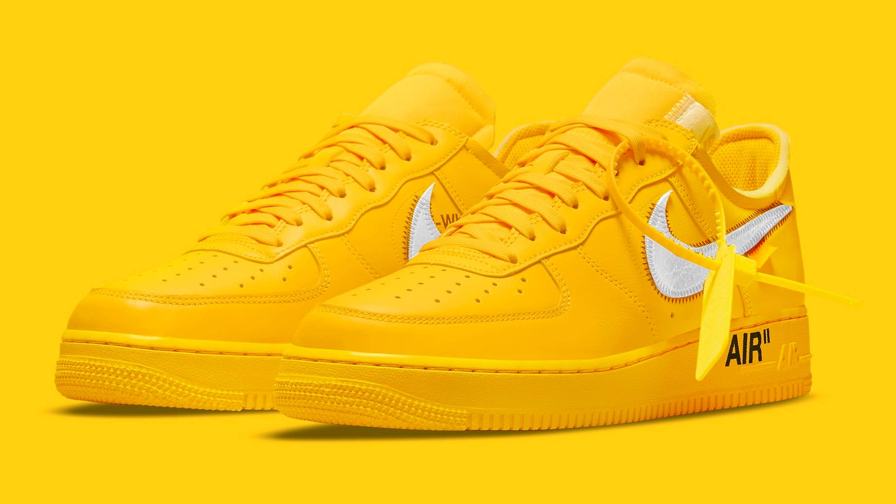 'Lemonade' Off-White x Nike Air Force 1s Just Dropped on SNKRS Stash ...
