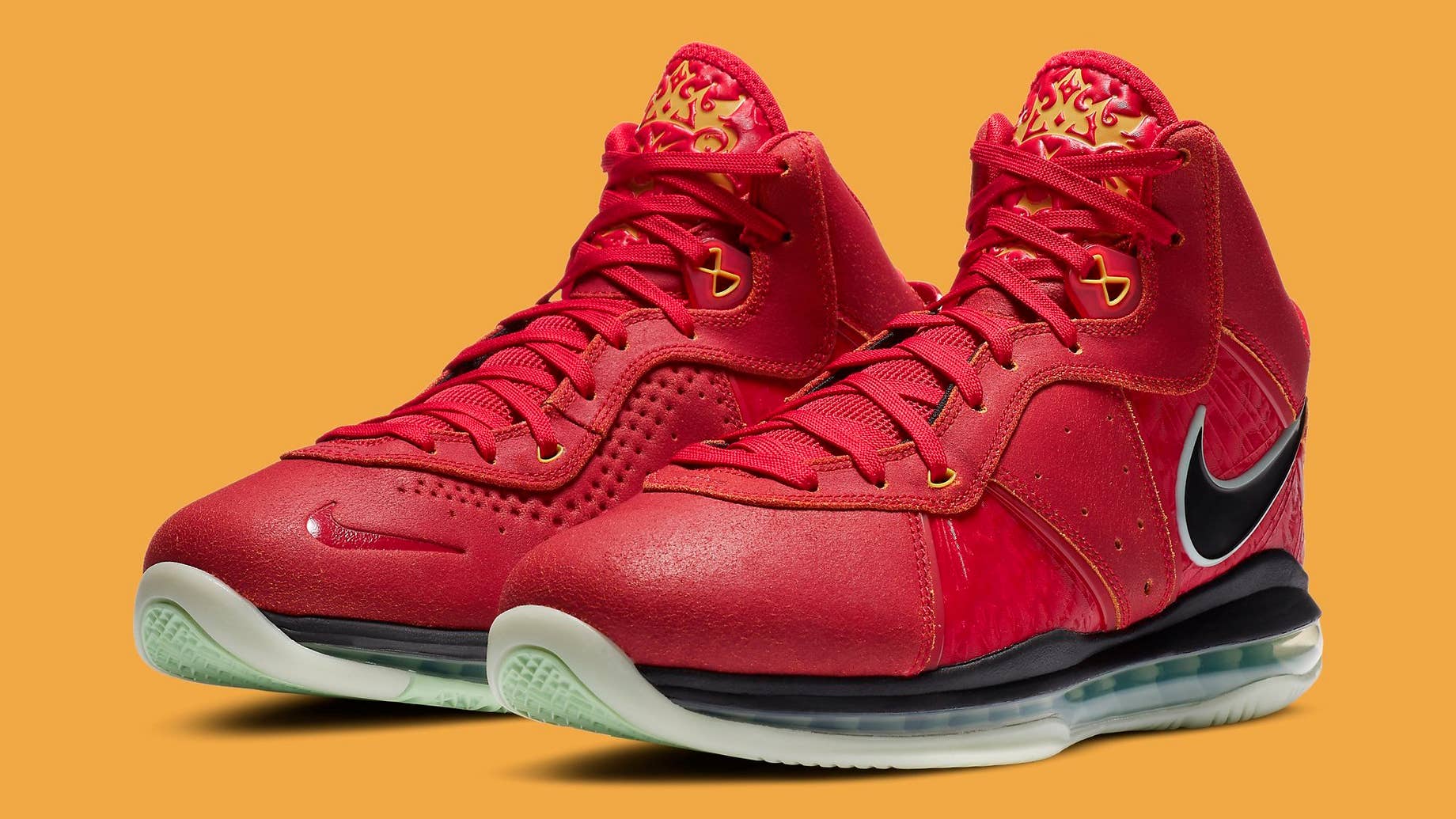 Detailed Look at the 'Gym Red' LeBron 8 Retro | Complex
