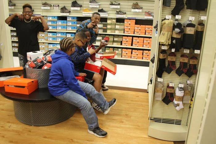 Elementary School Students Get New Sneakers for Perfect Attendance ...