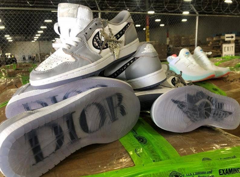 $4.3 Million in Fake Sneakers Seized Including 1,800 Dior x Air Jordans ...