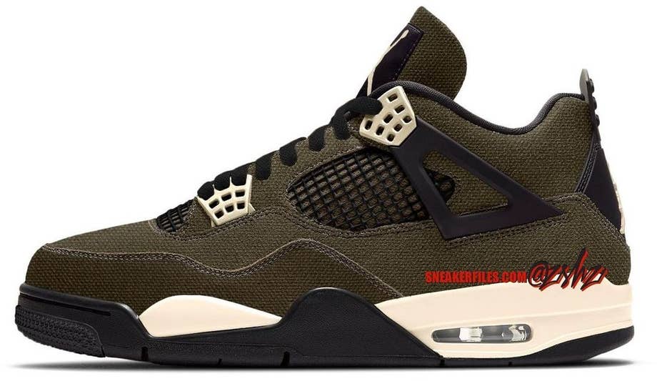 'Olive Canvas' Air Jordan 4s Are Reportedly Releasing This Year | Complex