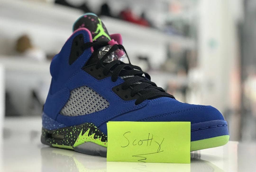 Never-Before-Seen 'Reverse Bel-Air' Air Jordan 5s Surface | Complex