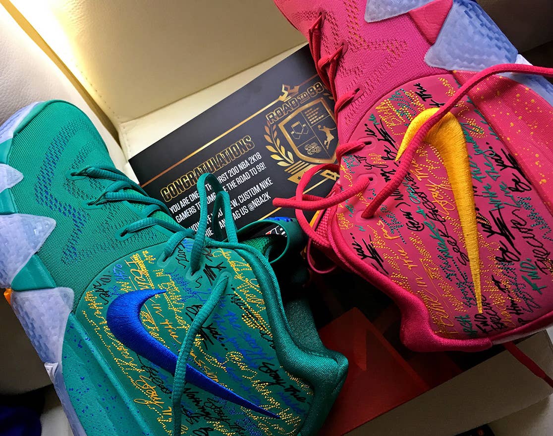 Nike Only Made 200 Pairs of These 'NBA 2K18' Kyrie 4s | Complex