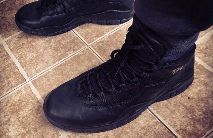 Here's an On-Feet Look at the "NYC" Air Jordan X | Complex