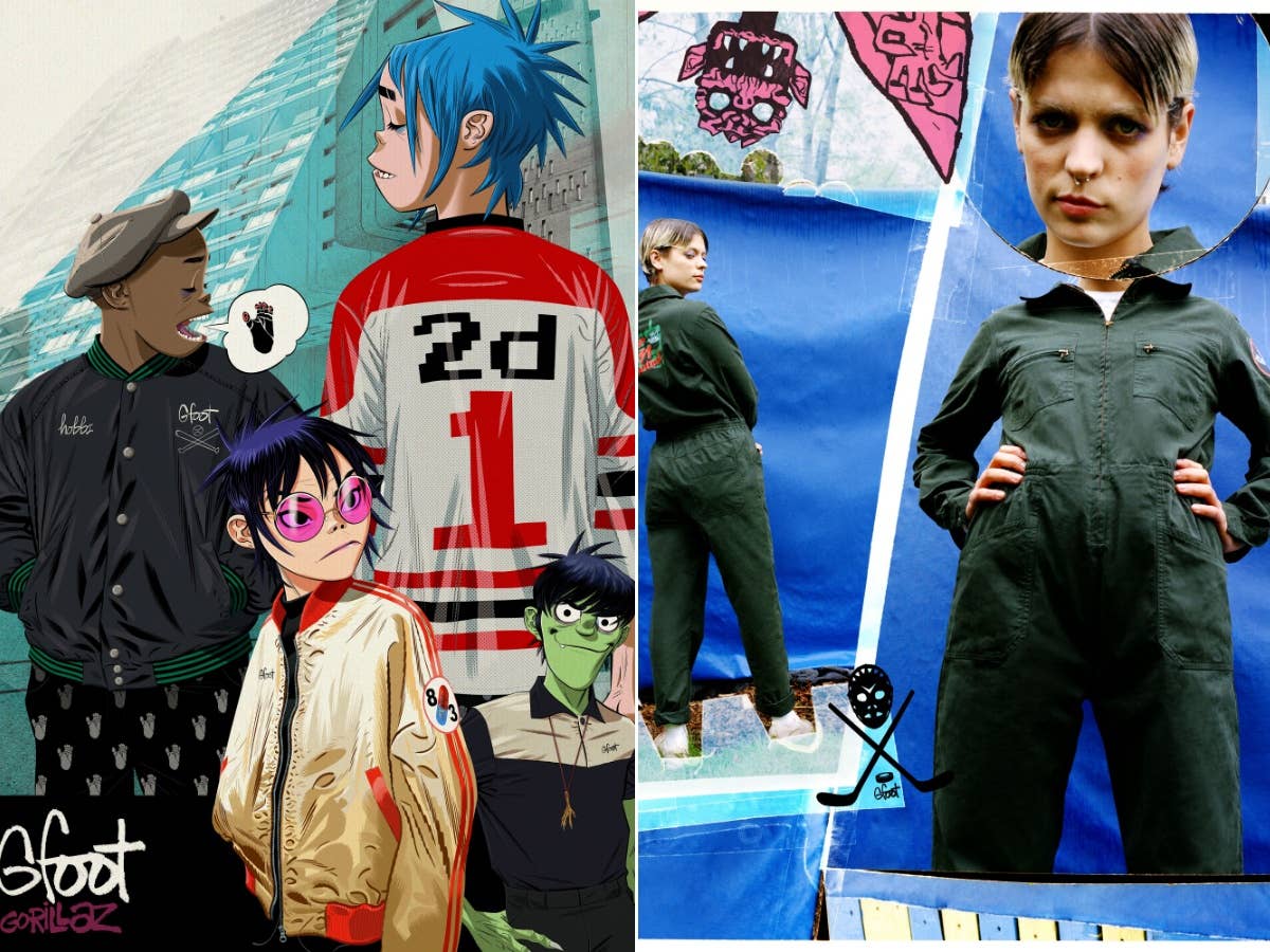 Animated British Band Gorillaz Launch 'G Foot' Clothing | Complex
