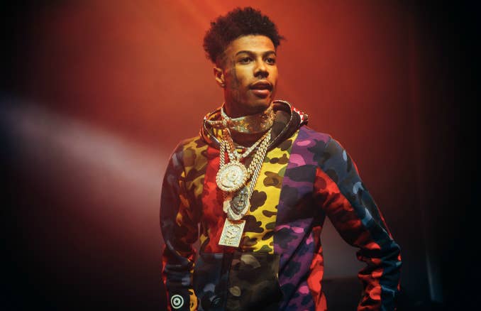 Blueface Responds to Criticism for Him Paying Respects to Juice WRLD ...