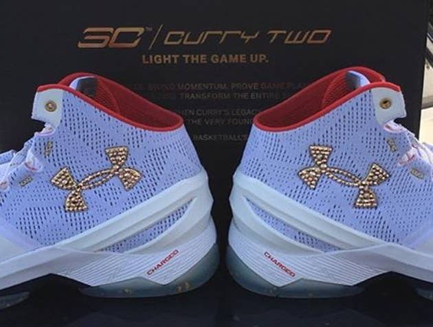 Australian Sports Hero Commissions Diamond Encrusted Steph Curry Shoes ...