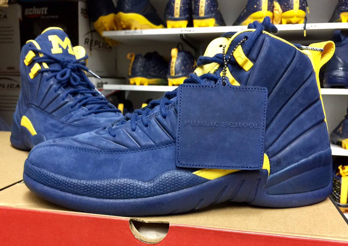 PSNY Makes Exclusive Michigan Air Jordans | Complex