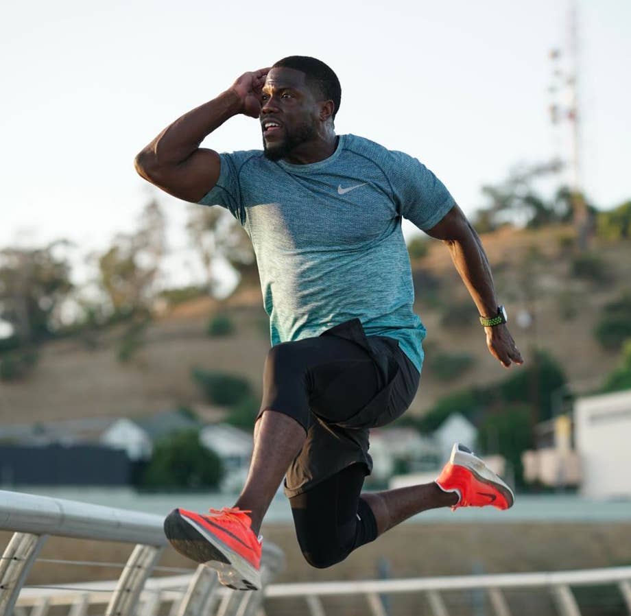 Kevin Hart Shows Off Upcoming Nike Runner | Complex
