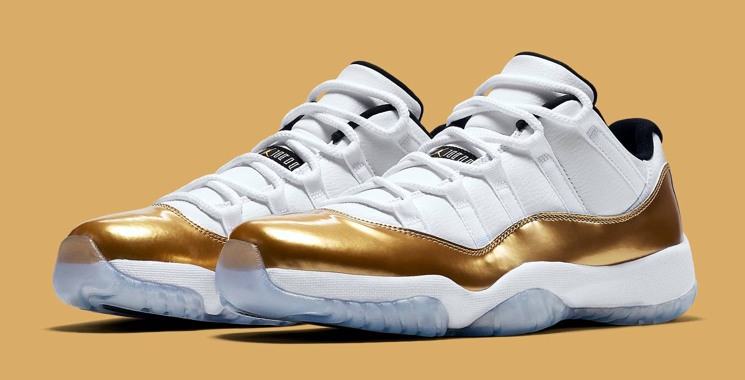 Flashy Gold Air Jordan 11s Are Almost Here | Complex