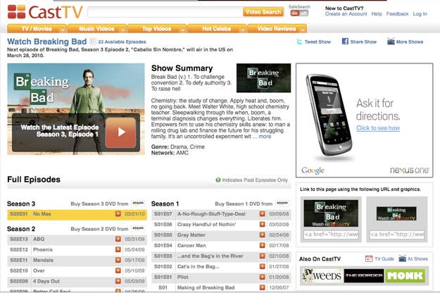 Web Watch: CastTV | Complex