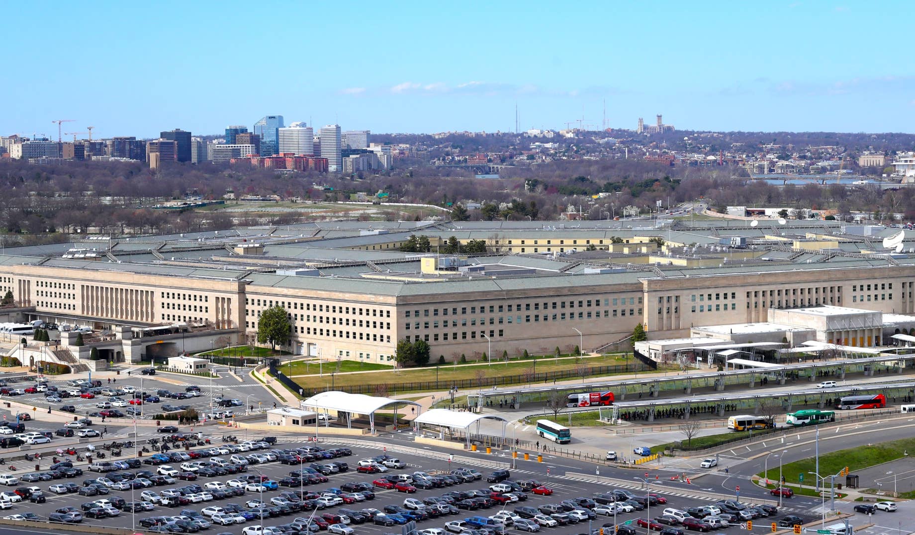 Pentagon on Lockdown After Report of Multiple Gunshots Outside Building ...
