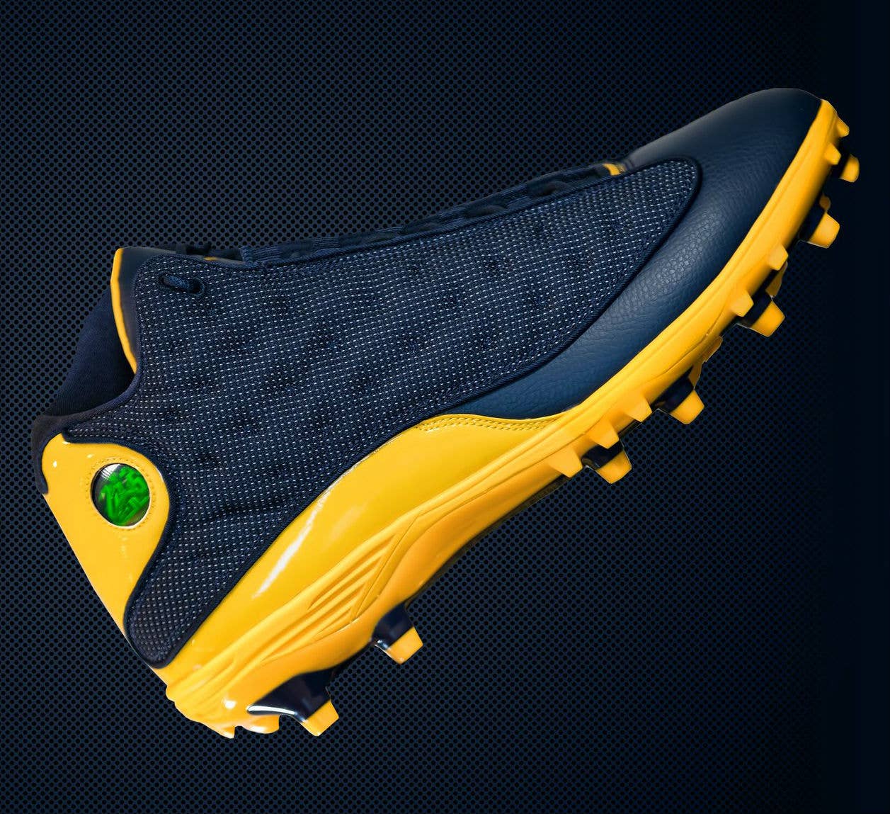 Exclusive Air Jordan 13 Cleats Made for Michigan Football | Complex