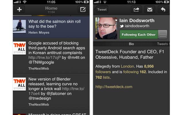 TweetDeck Completely Revamps iPhone App | Complex