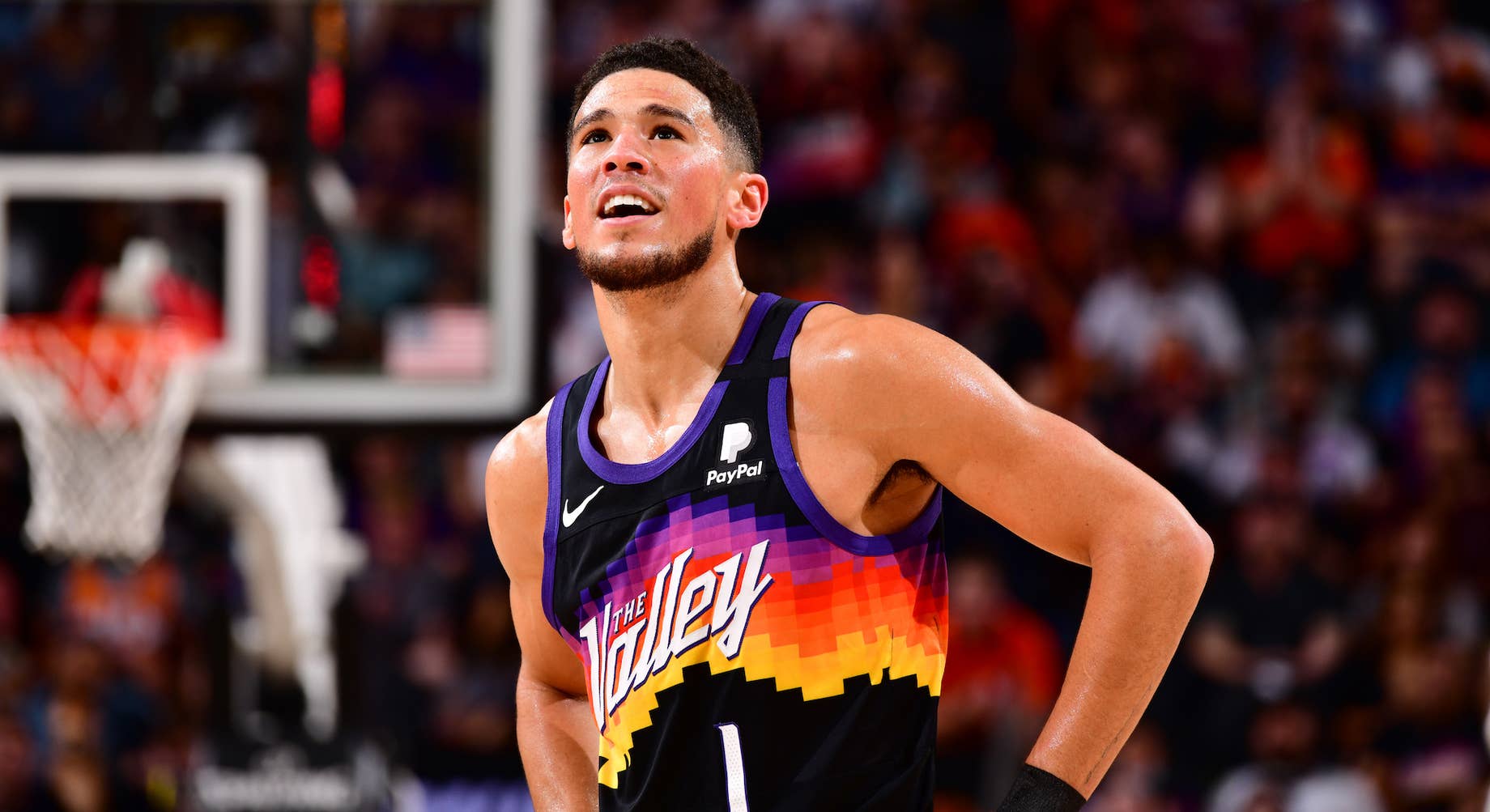 Devin Booker Wants To Track Down Viral 'Suns in 4' Fan: 'Need Mans Info ...