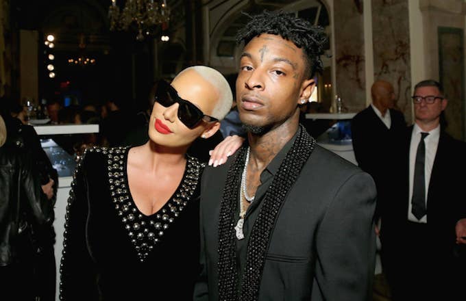 A Comprehensive Timeline of Amber Rose and 21 Savage's Relationship ...