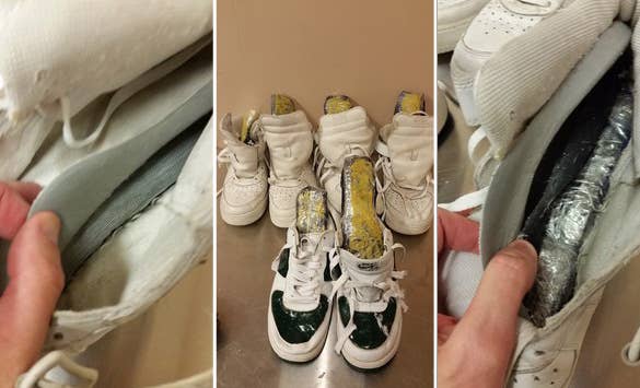 Cops Bust Man Trying to Smuggle $90,000 Worth of Heroin in His Sneakers ...