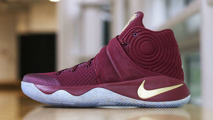 Kyrie Irving Has a Special "Red Velvet" Nike Kyrie 2 for the Finals ...