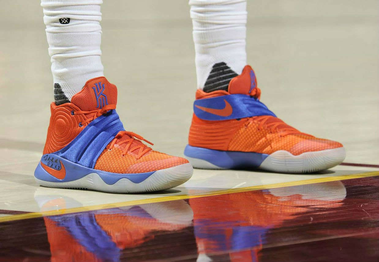 #SoleWatch: LeBron and Kyrie Turn Back the Clock in Exclusive Nikes ...