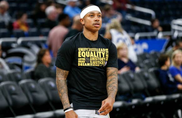 Isaiah Thomas Still Can't Stop Throwing Shade at the Cavs | Complex