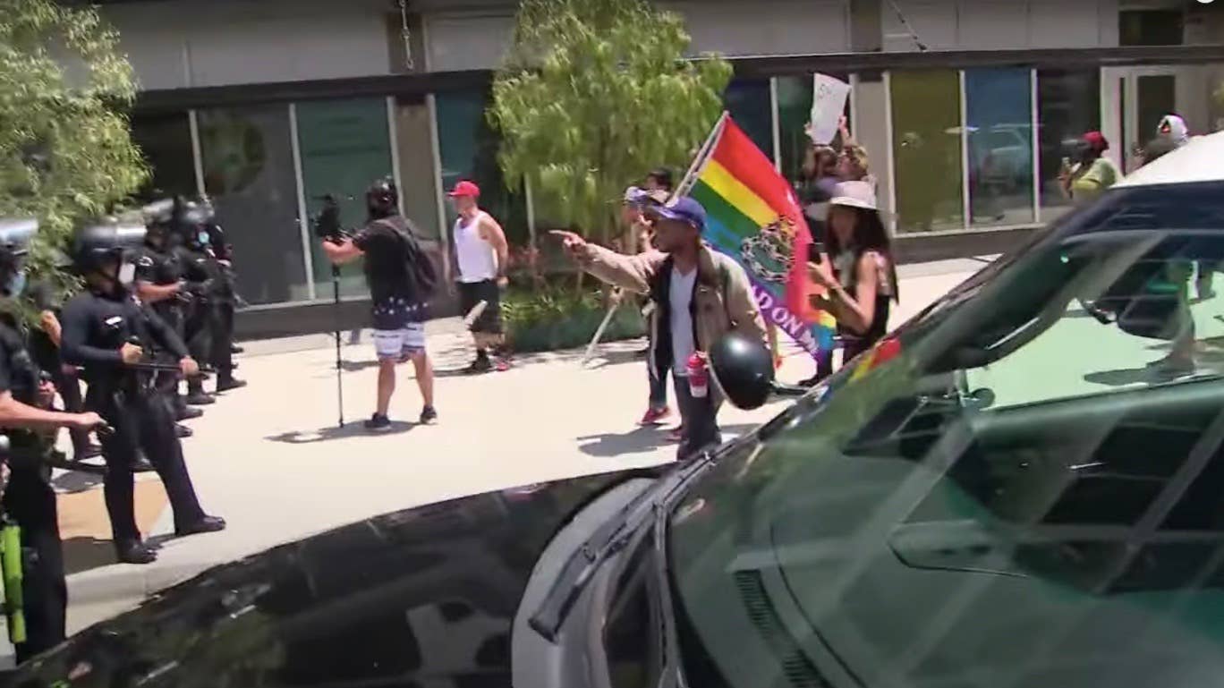 Woman's Transphobic Rant Sparks Violent Protests Outside L.A. Spa | Complex