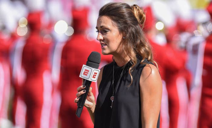 ESPN Sideline Reporter Allison Williams Leaving Network Over ...