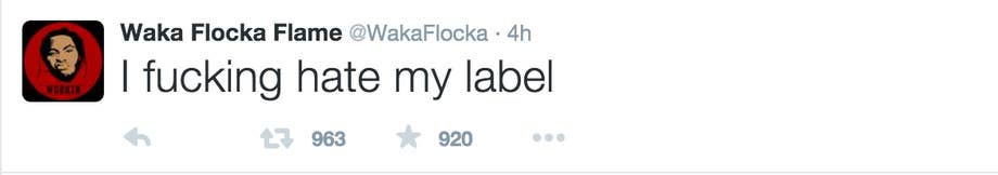 Waka Flocka Flame Goes On Twitter Rant Against His Label | Complex