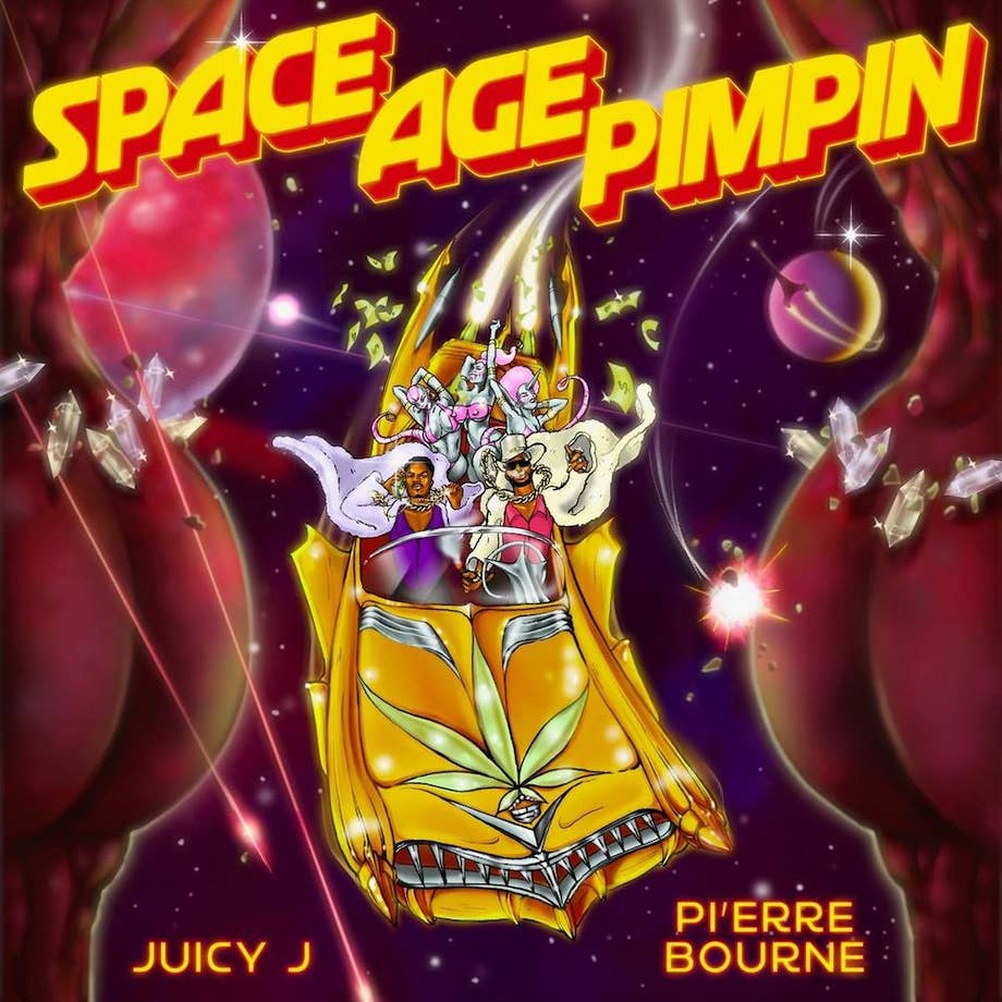 Listen to Juicy J and Pi'erre Bourne's Joint Album 'Space Age Pimpin' f/ Project Pat | Complex