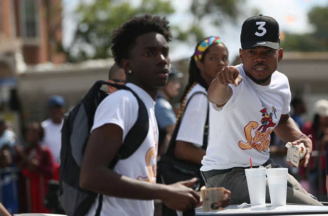 Chance the Rapper Brings Out Future and Jeremih During Free Chicago ...
