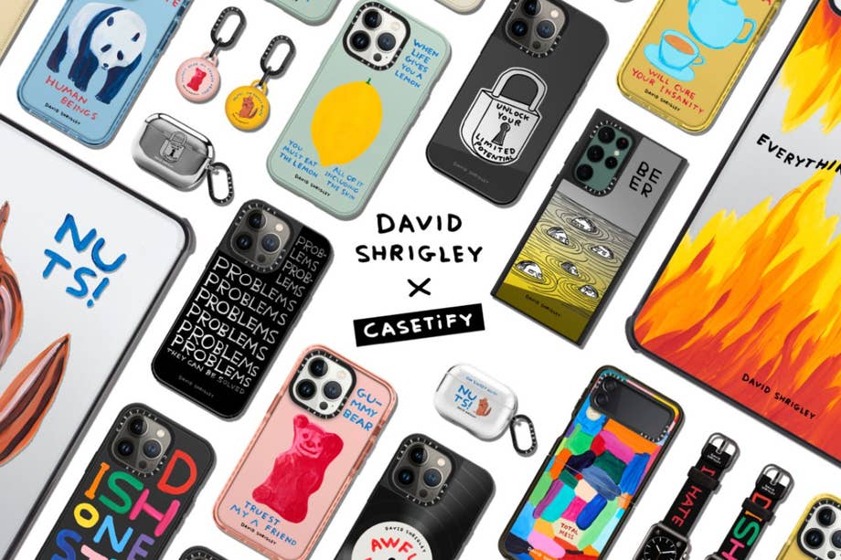 CASETiFY Tap British Artist David Shrigley For Tongue-In-Cheek Techwear ...