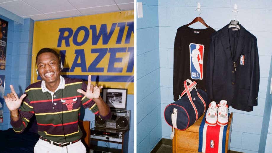 Rowing Blazers Takes it Back to College to Show Off Its New NBA Collab ...