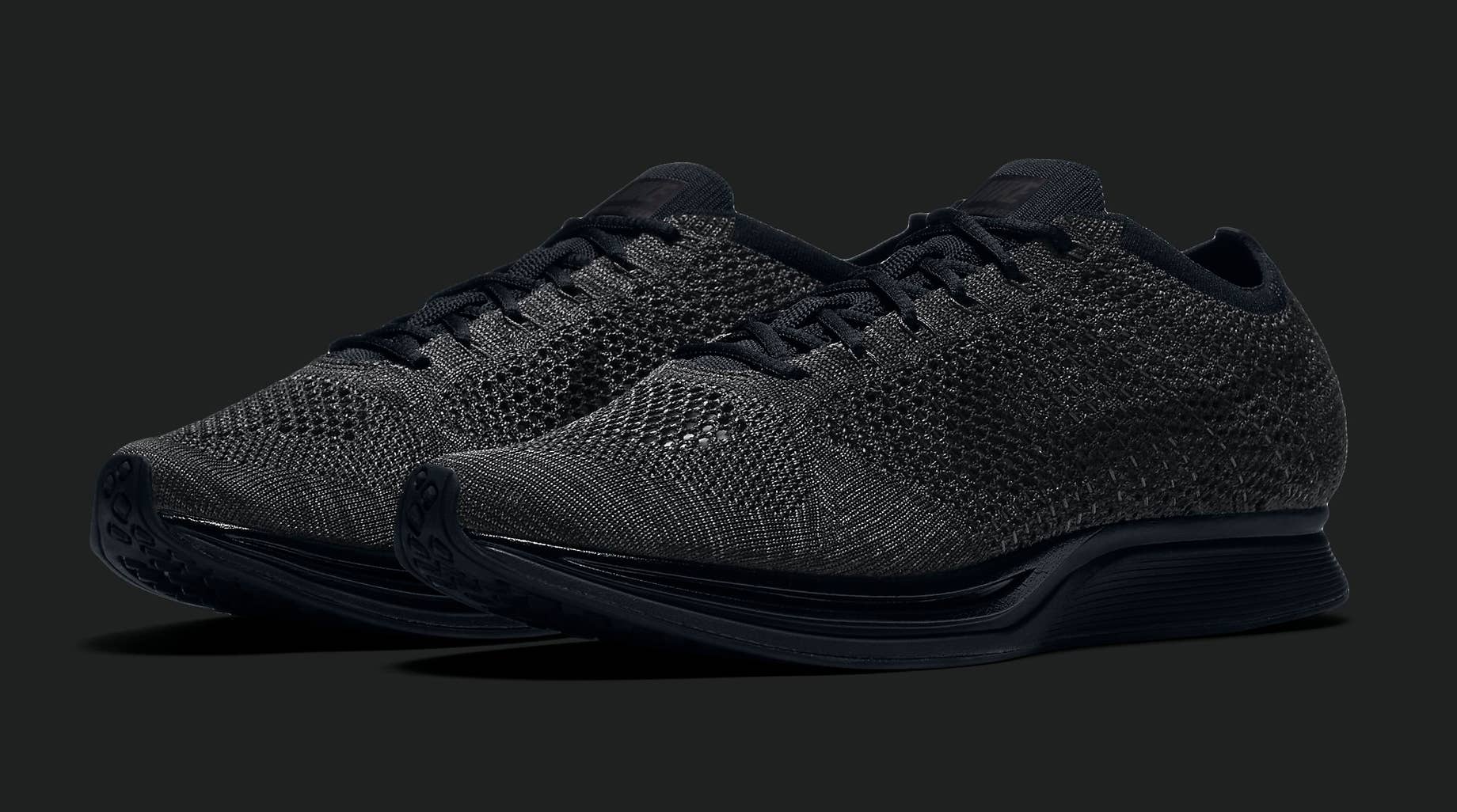 Buy 'Triple Black' Nike Flyknit Racers Here | Complex