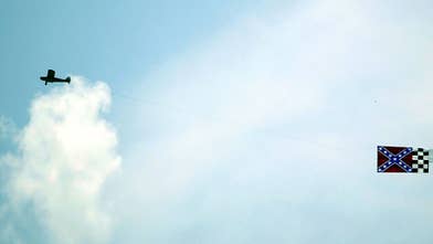 Confederate Flag and 'Defund NASCAR' Sign Seen Flying Over Race ...