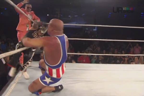 Watch Riff Raff Interfere With A Wrestling Match | Complex