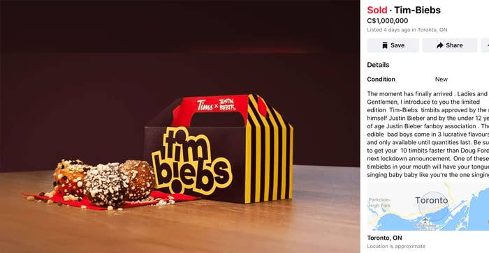 Canadians Are Reselling Empty Timbiebs Boxes for Thousands of Dollars ...