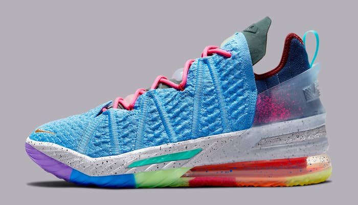 Past Nike LeBron Colorways Come Together on This LeBron 18 | Complex