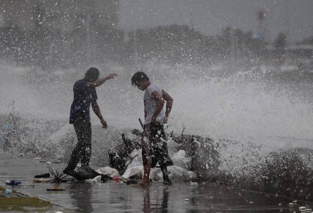 25 Shocking Images Of This Year's Most Powerful Typhoon