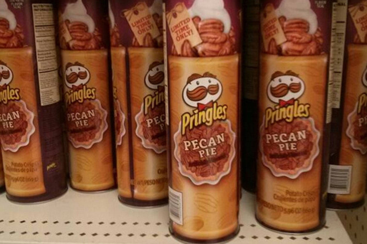 Apparently, Pecan Pie Flavored Pringles Are A Thing?