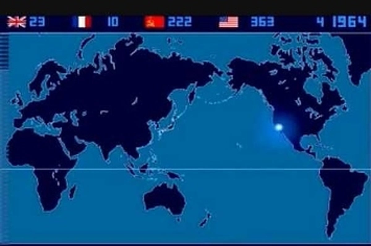 A Deeply Unsettling Time Lapse Of Every Nuclear Explosion On Earth