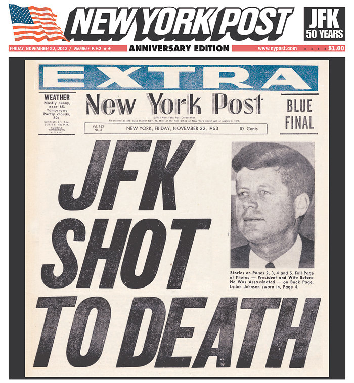 How Newspapers From All 50 States Remembered The Kennedy Assassination