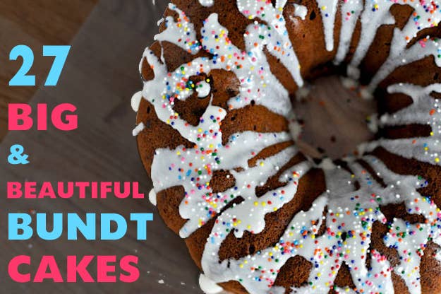 27 Big And Beautiful Bundt Cakes
