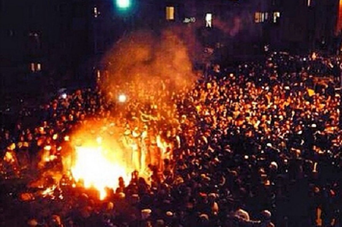 Michigan State Went Insane With Rioting And Bonfires After Big Football Win