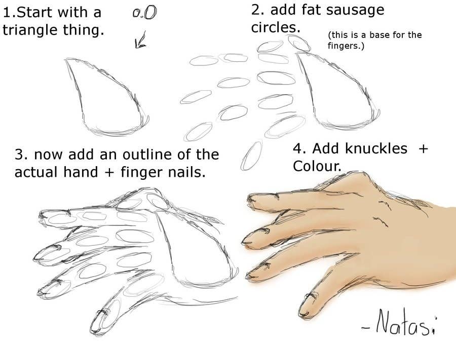 how to draw hands deviantart