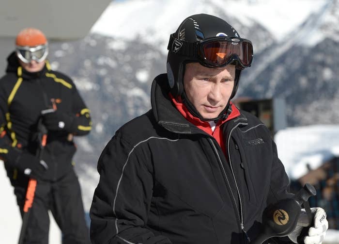 Vladimir Putin's Snow Day Is Better Than Yours